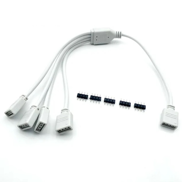 SPLITTER DE 4 PIN RGB 4 PUERTOS - CABLE - Loltec Panamá - Venta de ...
